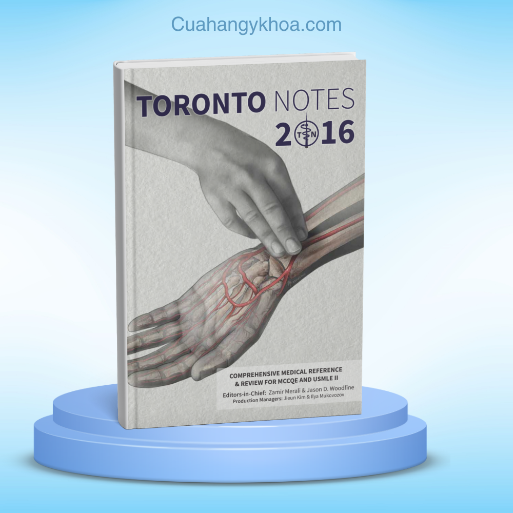 Toronto Notes 2016 - Tài Liệu Y Khoa Miễn Phí